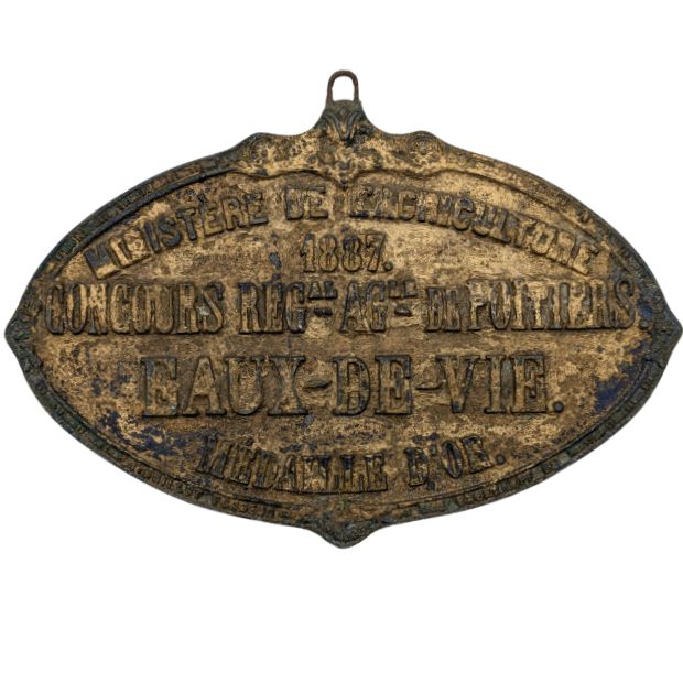 1887 Ministry of Agriculture Gold Medal Plaque - Parry's Vintage