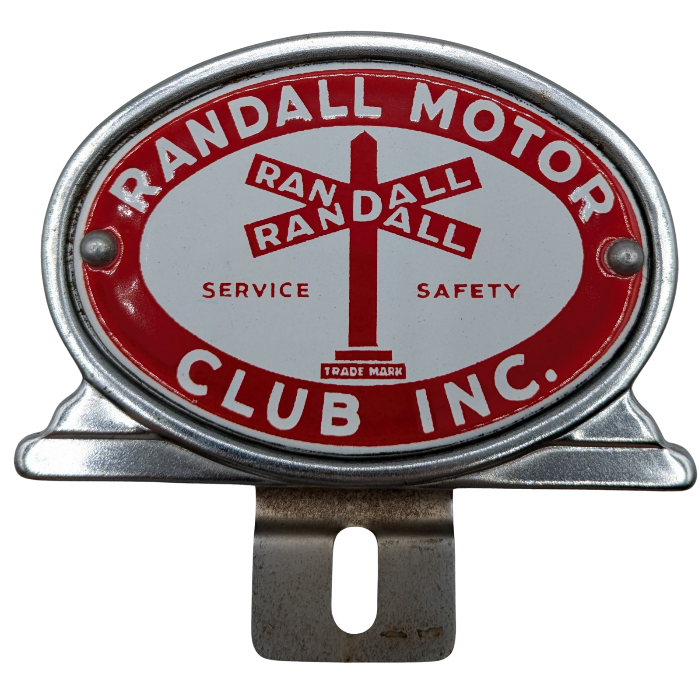 Randall Motor Club Inc. License Plate Topper - Parry's Vintage