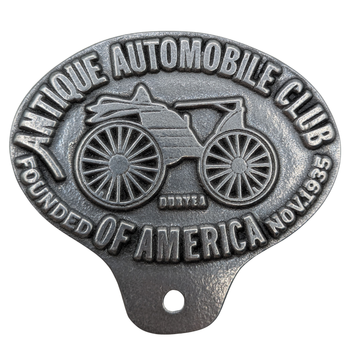Antique Automobile Club License Plate Topper - Parry's Vintage