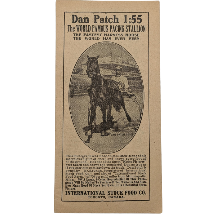 International Stock Food Co. Dan Patch Booklet - Parry's Vintage