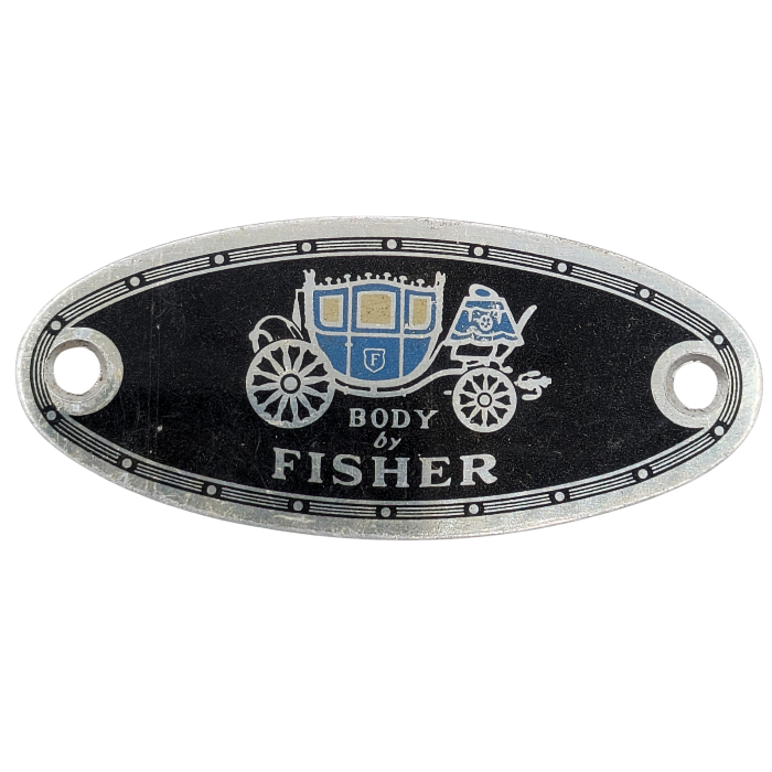Fisher Buggy Tag - Parry's Vintage