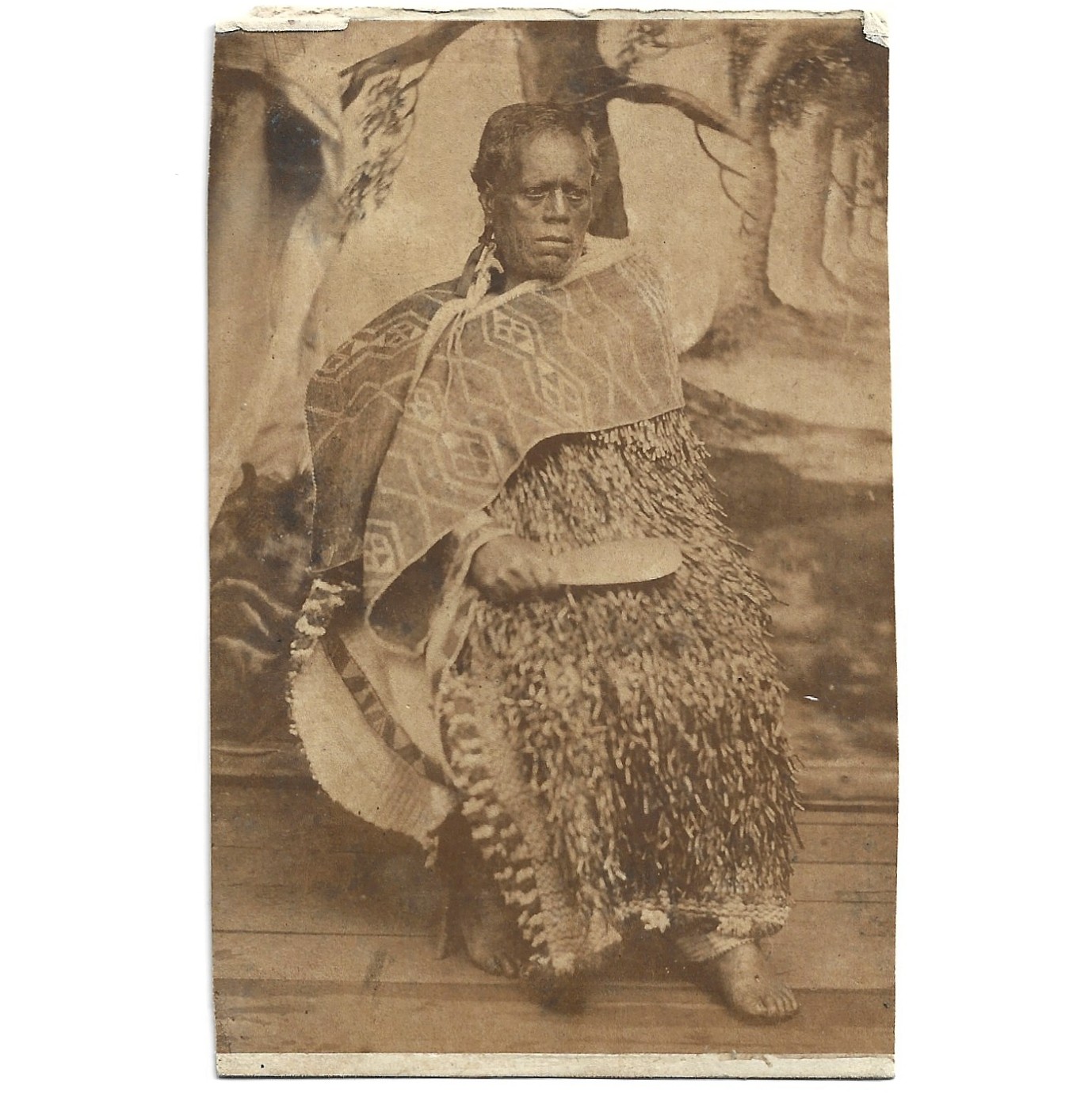 New Zealand Aboriginal Native Photograph - Parry's Vintage