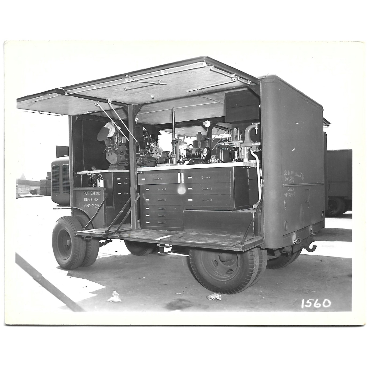 Official U.S. Navy Photo - Boyertown Machine Shop Trailer - Parry's Vintage