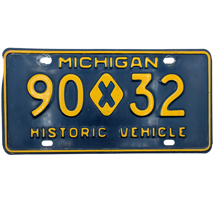 Michigan Historic Vehicle License Plate - Parry's Vintage