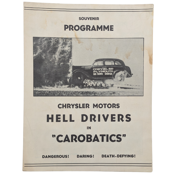 Chrysler Motors Hell Drivers Programme - Parry's Vintage