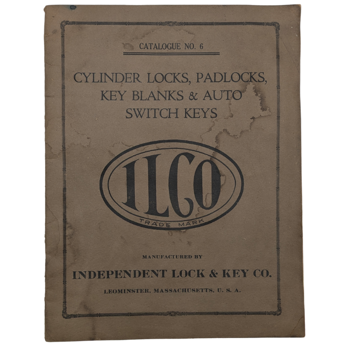 Independent Lock & Key Co. Catalogue - Parry's Vintage