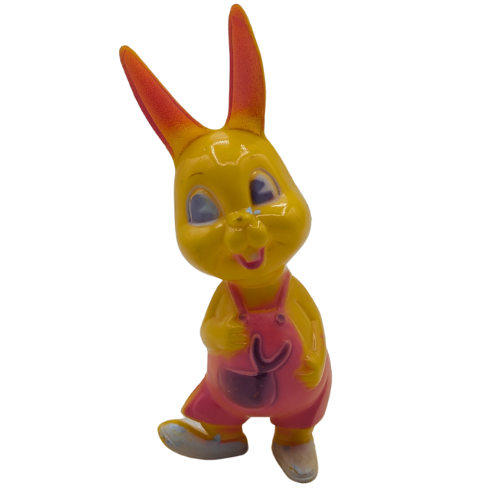 Plastic Dancing Easter Bunny - Parry's Vintage