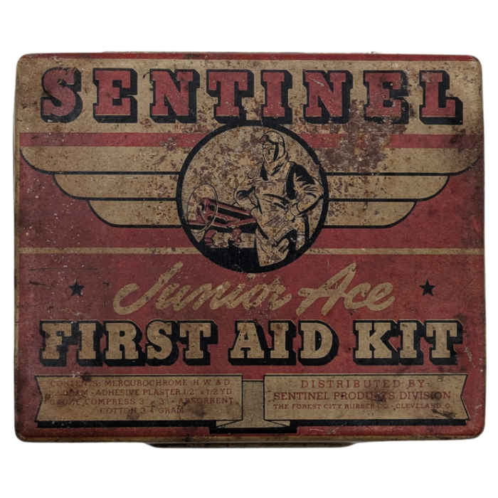 Sentinel Junior Ace First Aid Kit Tin - Parry's Vintage