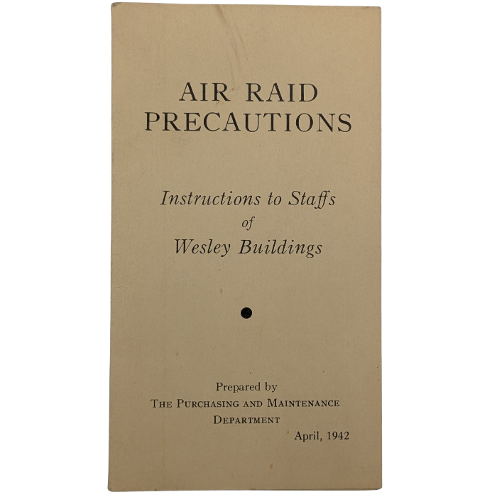 1942 Air Raid Precautions Booklet - Parry's Vintage