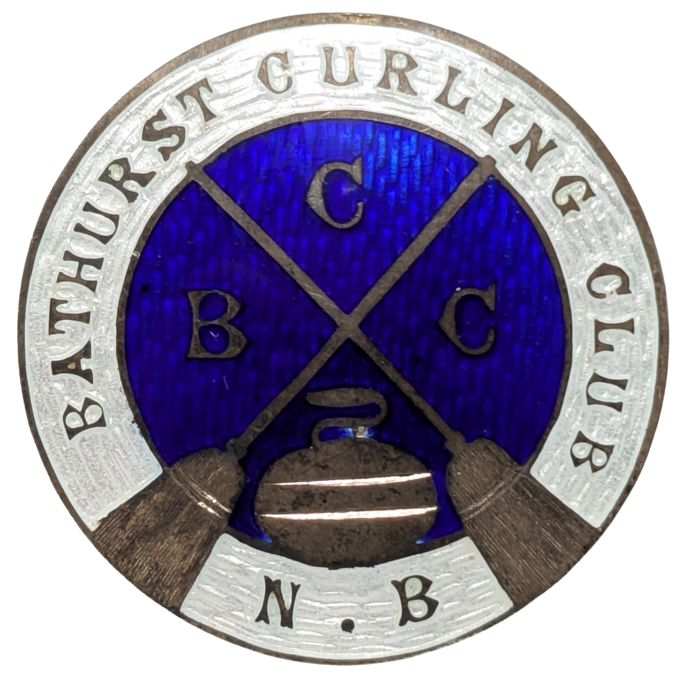 Sterling Bathurst Curling Club Pin - Parry's Vintage