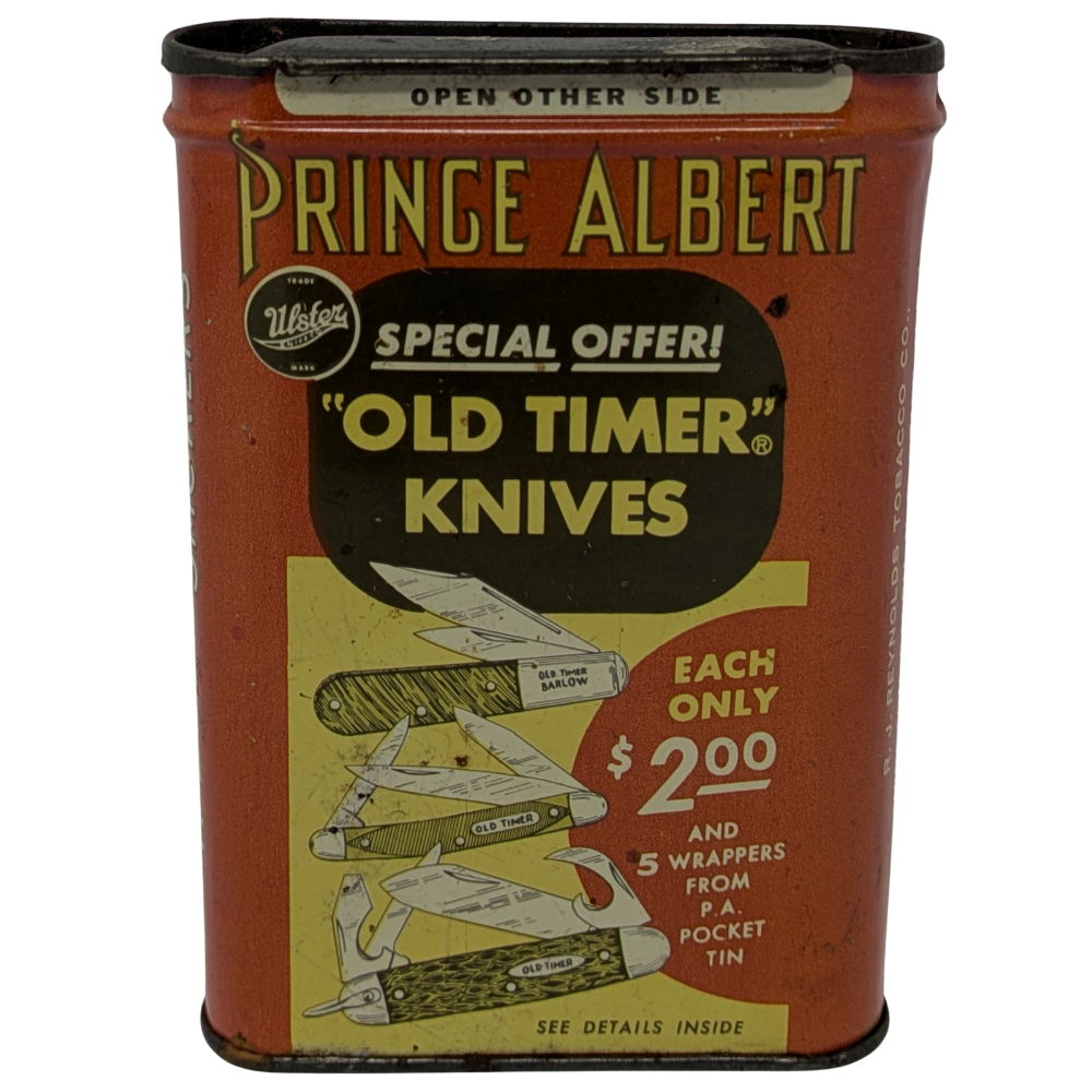 Prince Albert Old Timer Knives Pocket Tin - Parry's Vintage