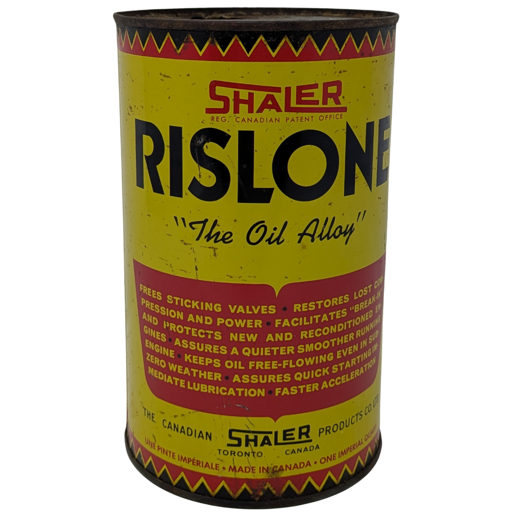 Shaler Rislone Motor Oil Quart Can - Parry's Vintage