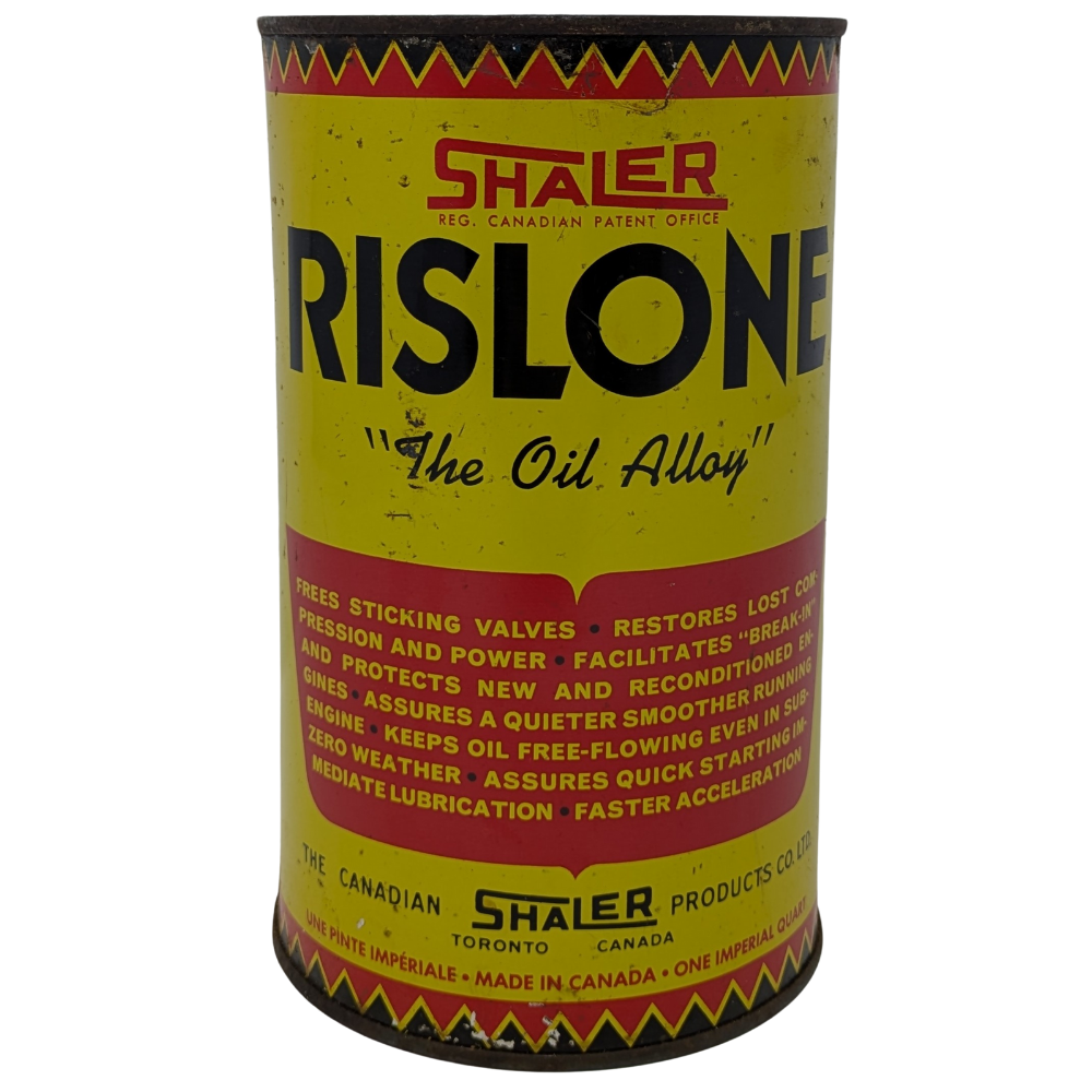 Shaler Rislone Motor Oil Quart Can - Parry's Vintage