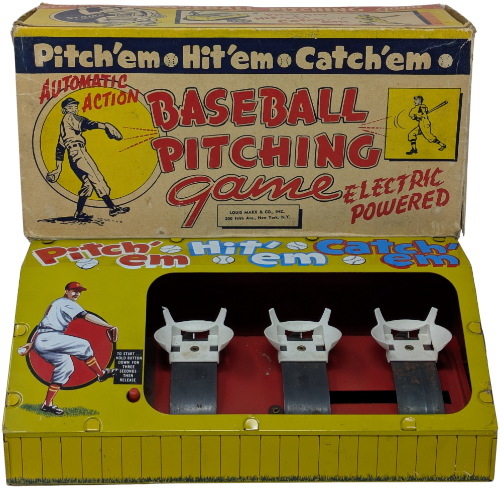 Marx Baseball Pitching Game - Parry's Vintage