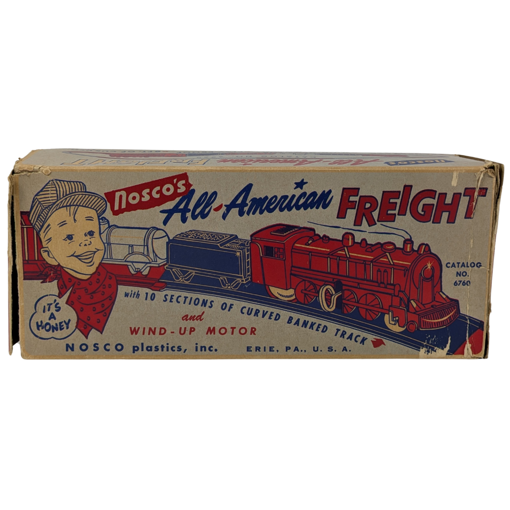 Nosco's All American Freight Wind-Up Train - Parry's Vintage