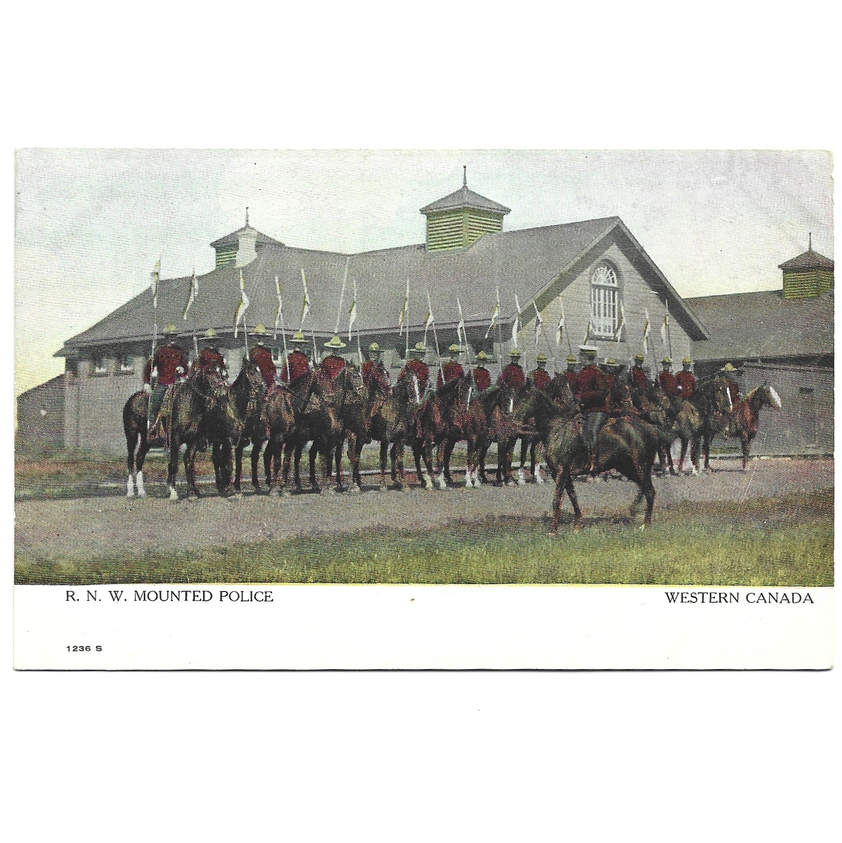 Royal North West Mounted Police Postcard - Parry's Vintage