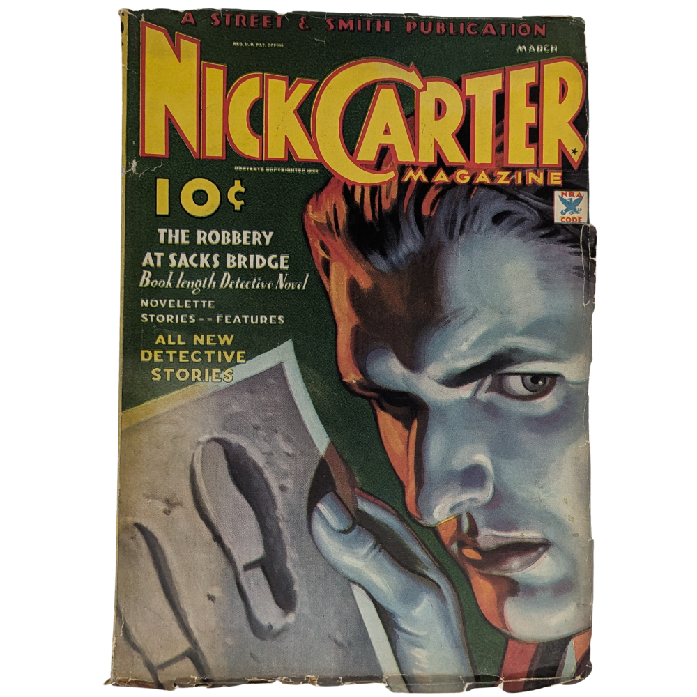 Nick Carter Magazine - Mar 1935 - Parry's Vintage