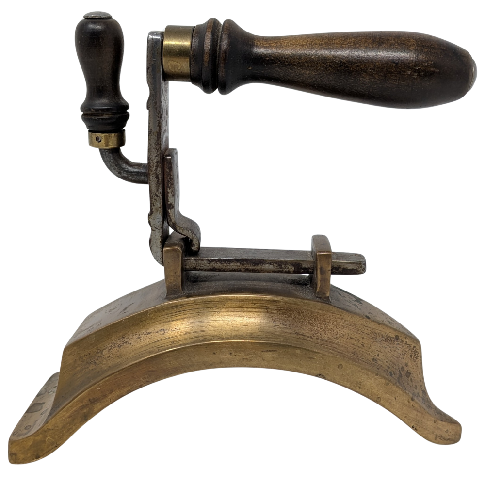 Brass Millinery Hat Makers Iron - Parry's Vintage