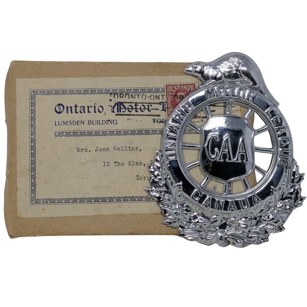 Ontario Motor League CAA Badge - Parry's Vintage