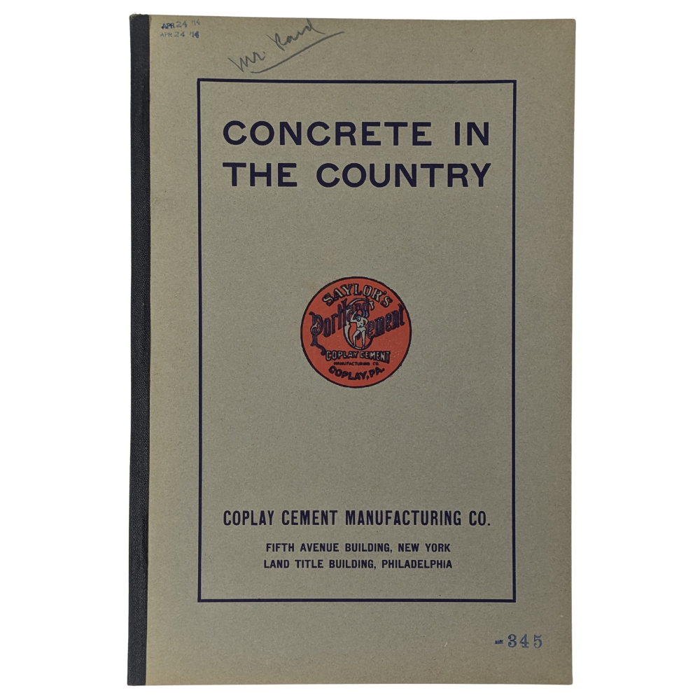 1910 Coplay Cement Manufacturing Co. - Parry's Vintage