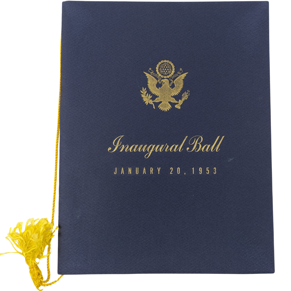 1953 Dwight D. Eisenhower Inaugural Ball Program - Parry's Vintage