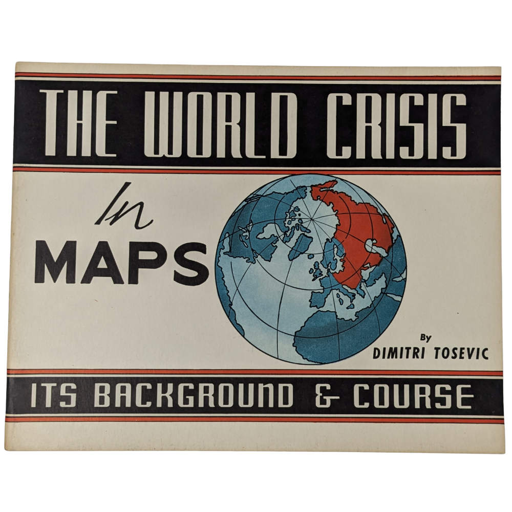 1949 The World Crisis in Maps - Parry's Vintage