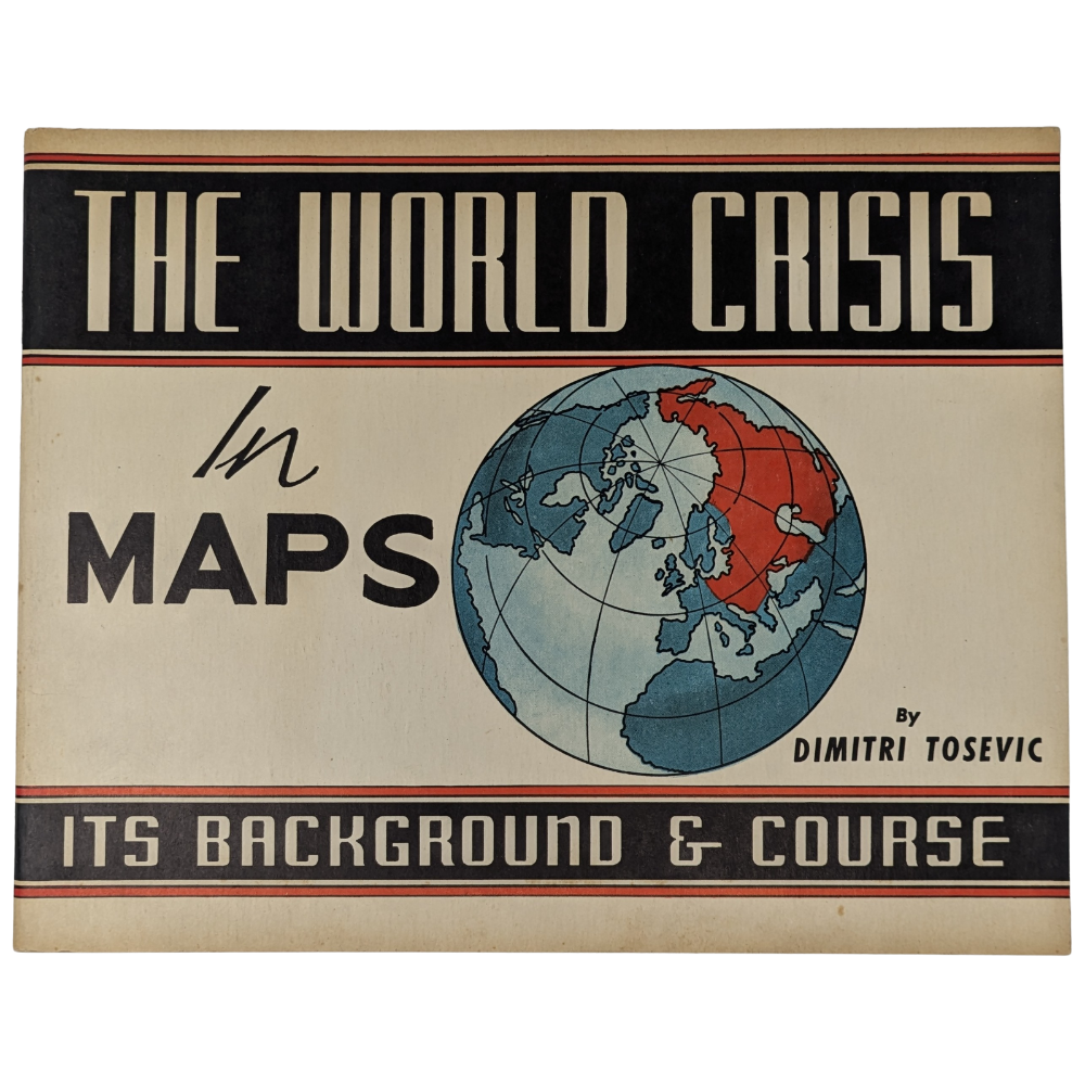 1949 The World Crisis in Maps - Parry's Vintage