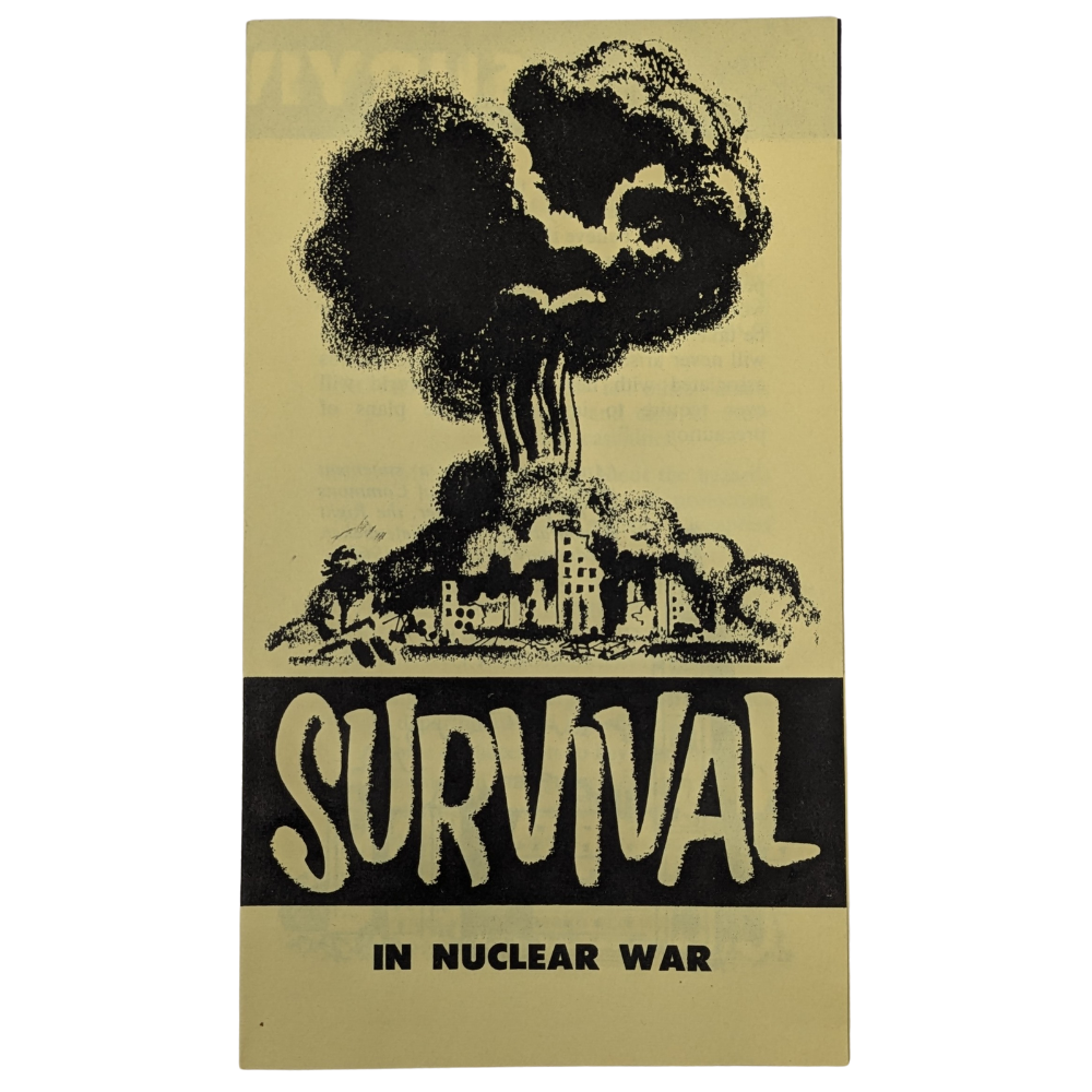 Survival in Nuclear War Pamphlet - Parry's Vintage