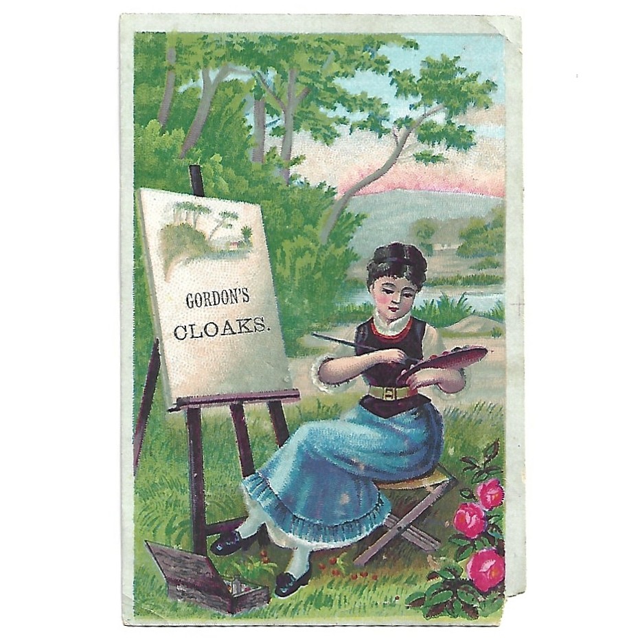 Gordon's Cloaks Trade Card - Rochester N.Y. - Parry's Vintage