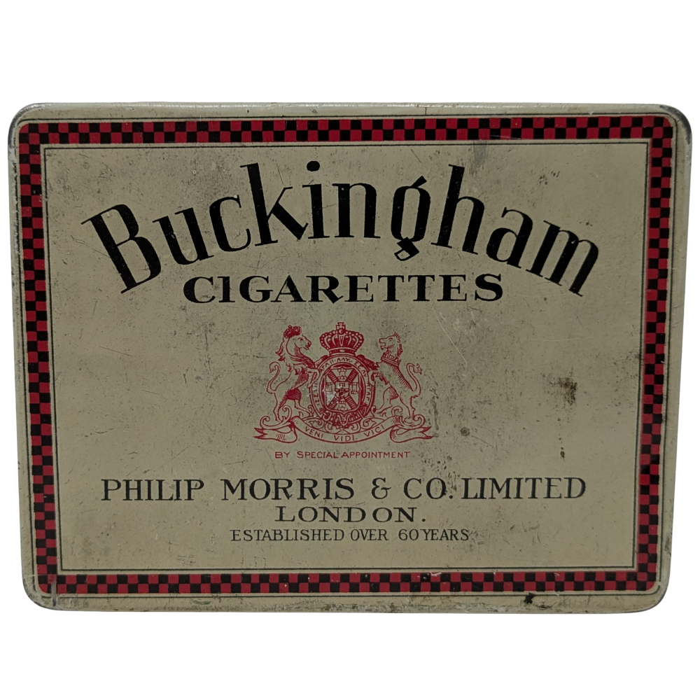 Buckingham Cigarettes Tobacco Tin - Parry's Vintage