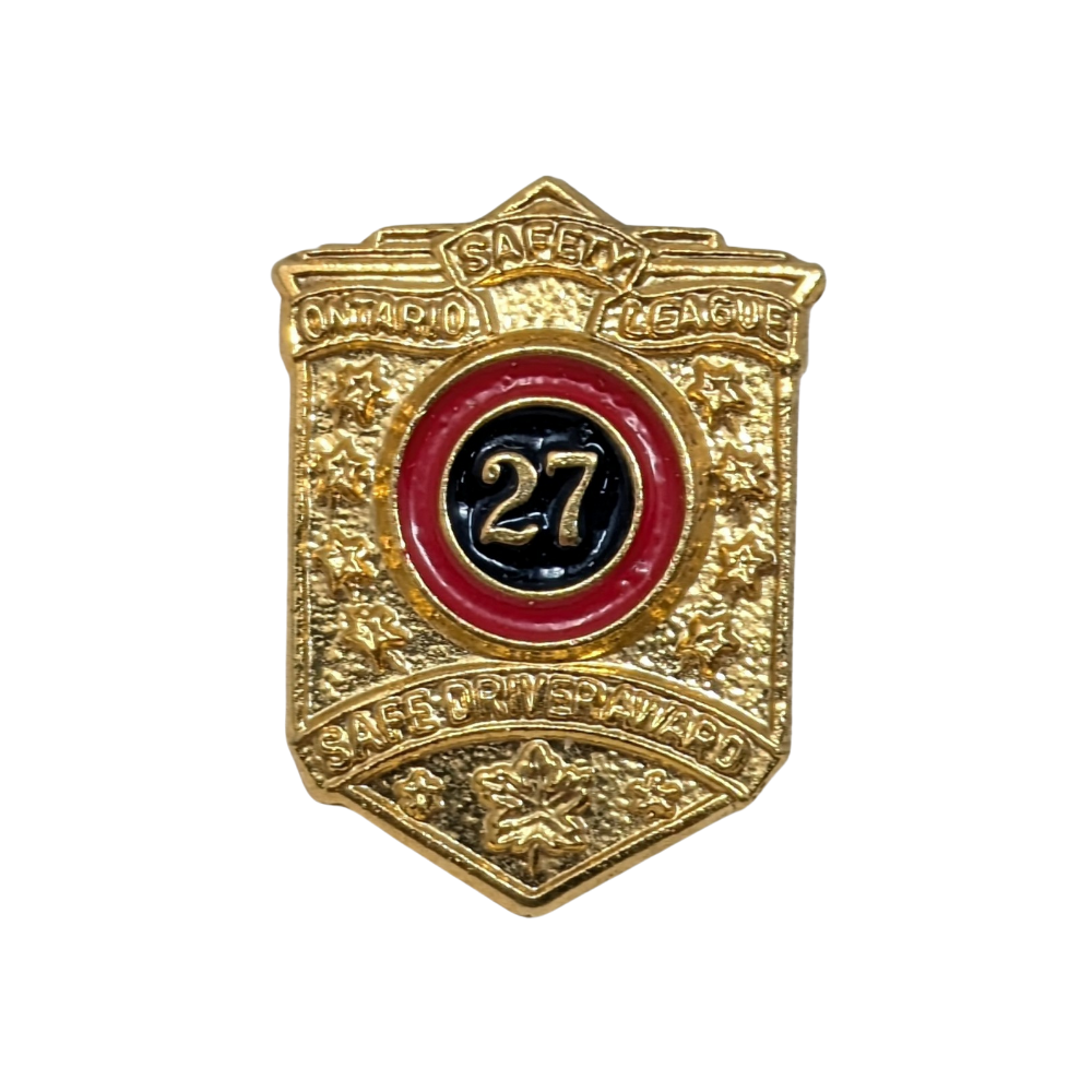 Ontario Safety League Safe Driving Award Pin - Parry's Vintage