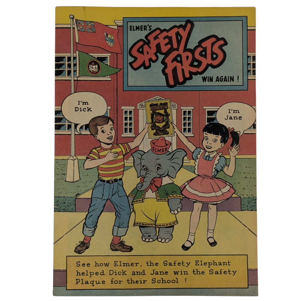 Toronto Police Elmer's Safety Firsts Comic Book - Parry's Vintage