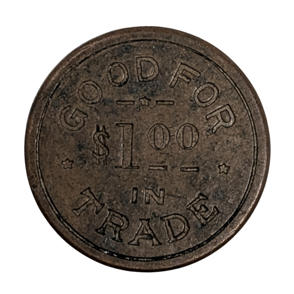 Good for $1.00 in Trade Token - Parry's Vintage