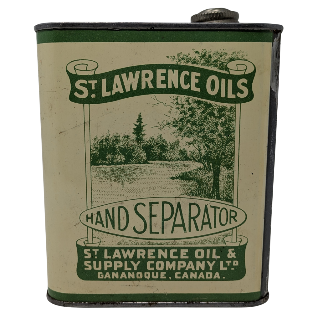 St. Lawrence Oils Hand Separator Quart Can - Parry's Vintage