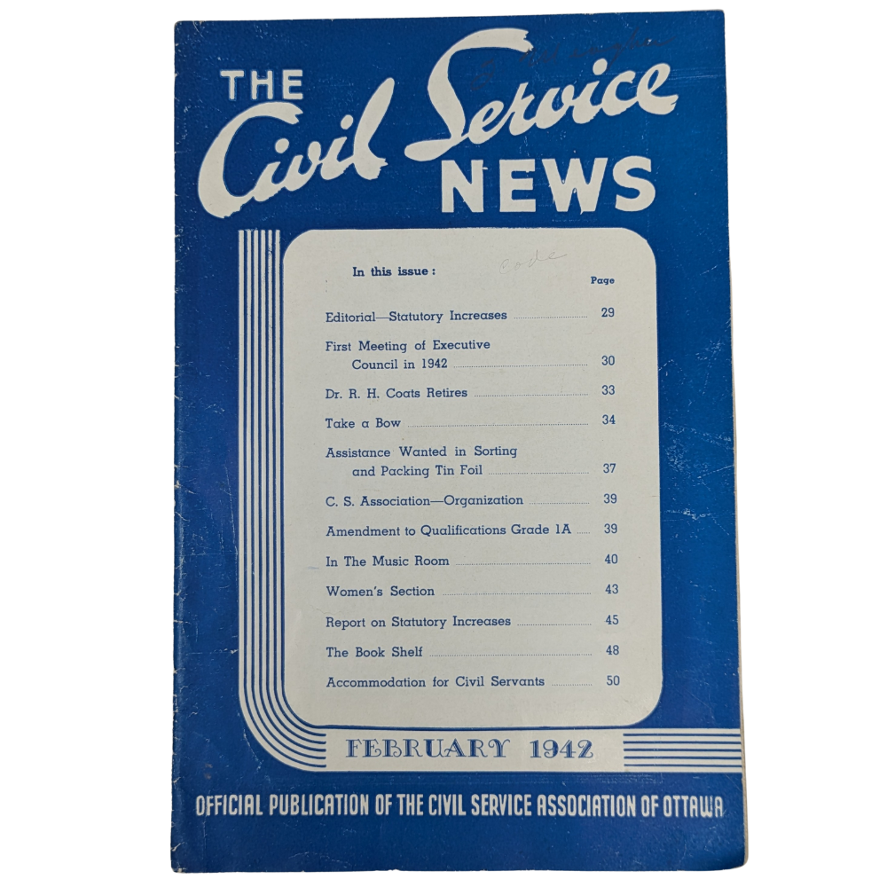 The Civil Service News - Feb 1942 - Parry's Vintage