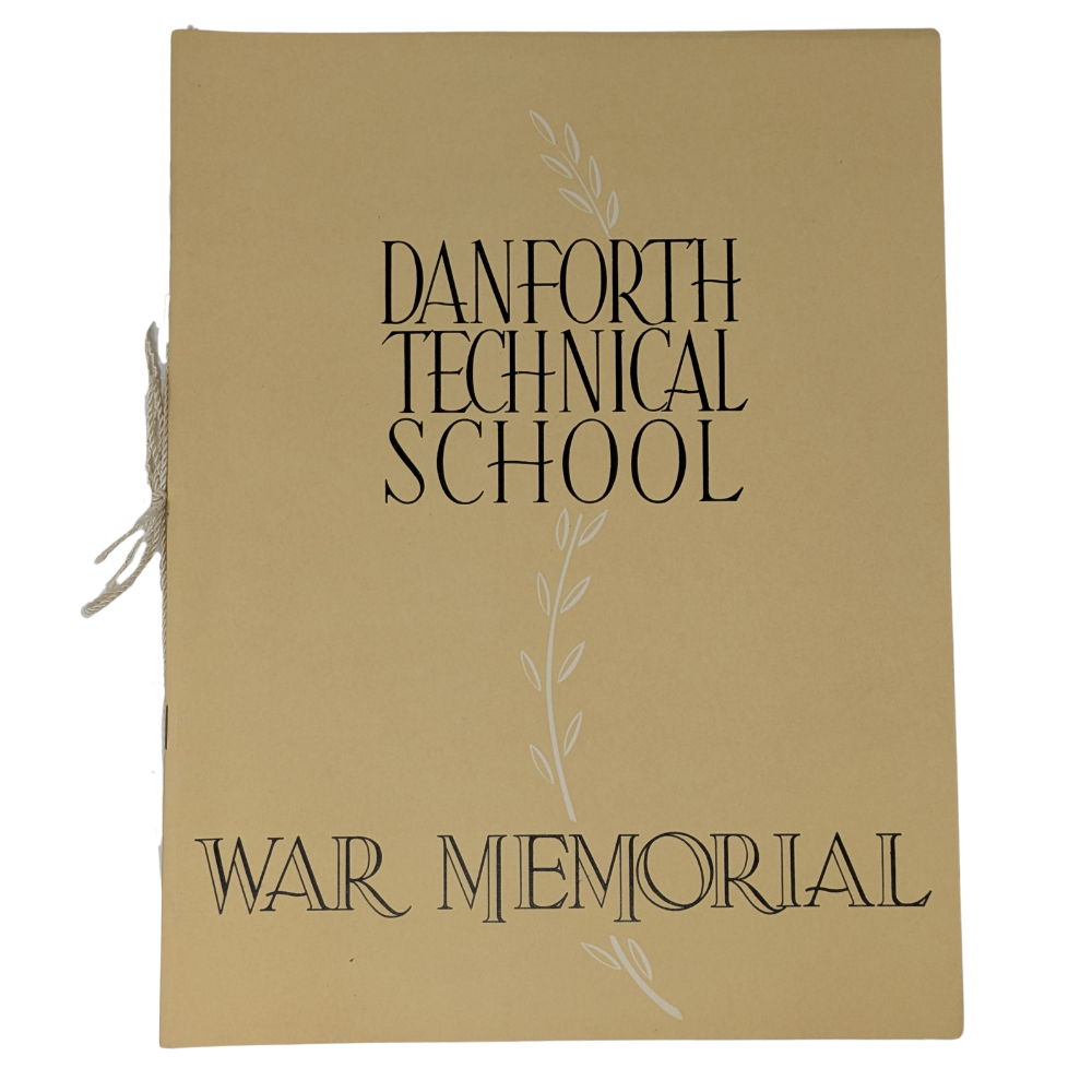 Danforth Technical School War Memorial - Parry's Vintage