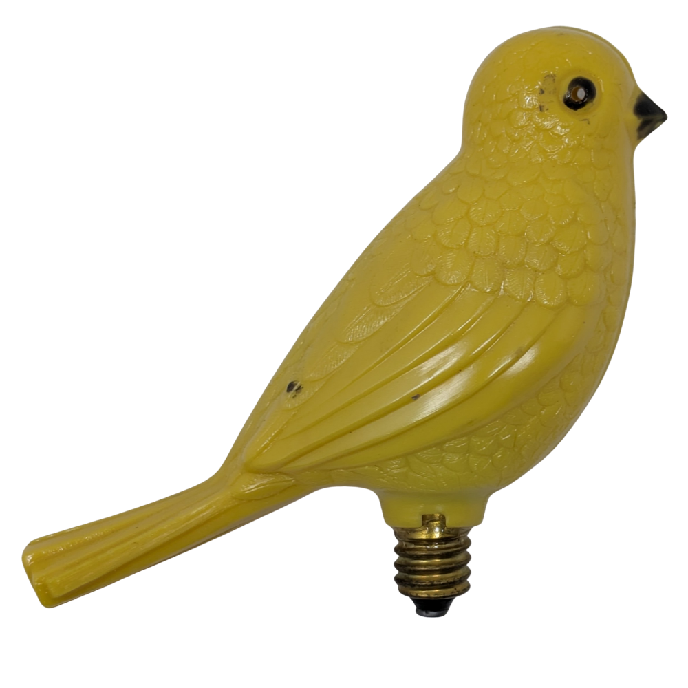 1960's Yellow Bird Light Bulb - Parry's Vintage