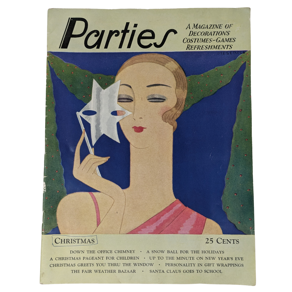 1929 Parties Magazine - Christmas Edition - Parry's Vintage