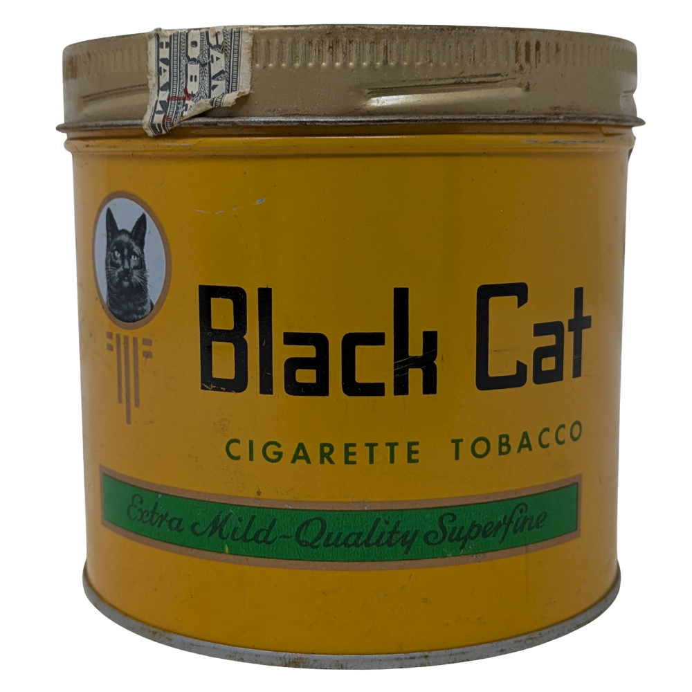 Black Cat Cigarette Tobacco Tin - Parry's Vintage