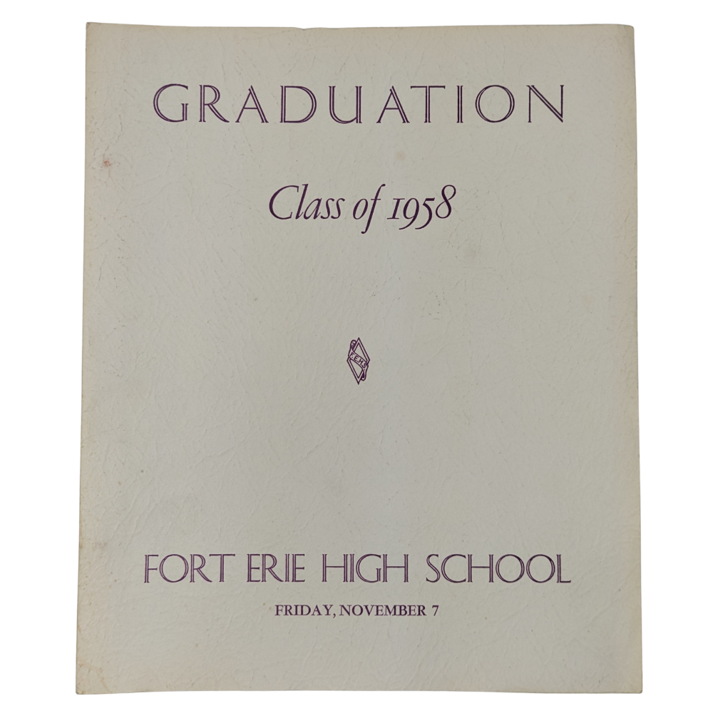 1958 Fort Erie High School Graduation - Parry's Vintage