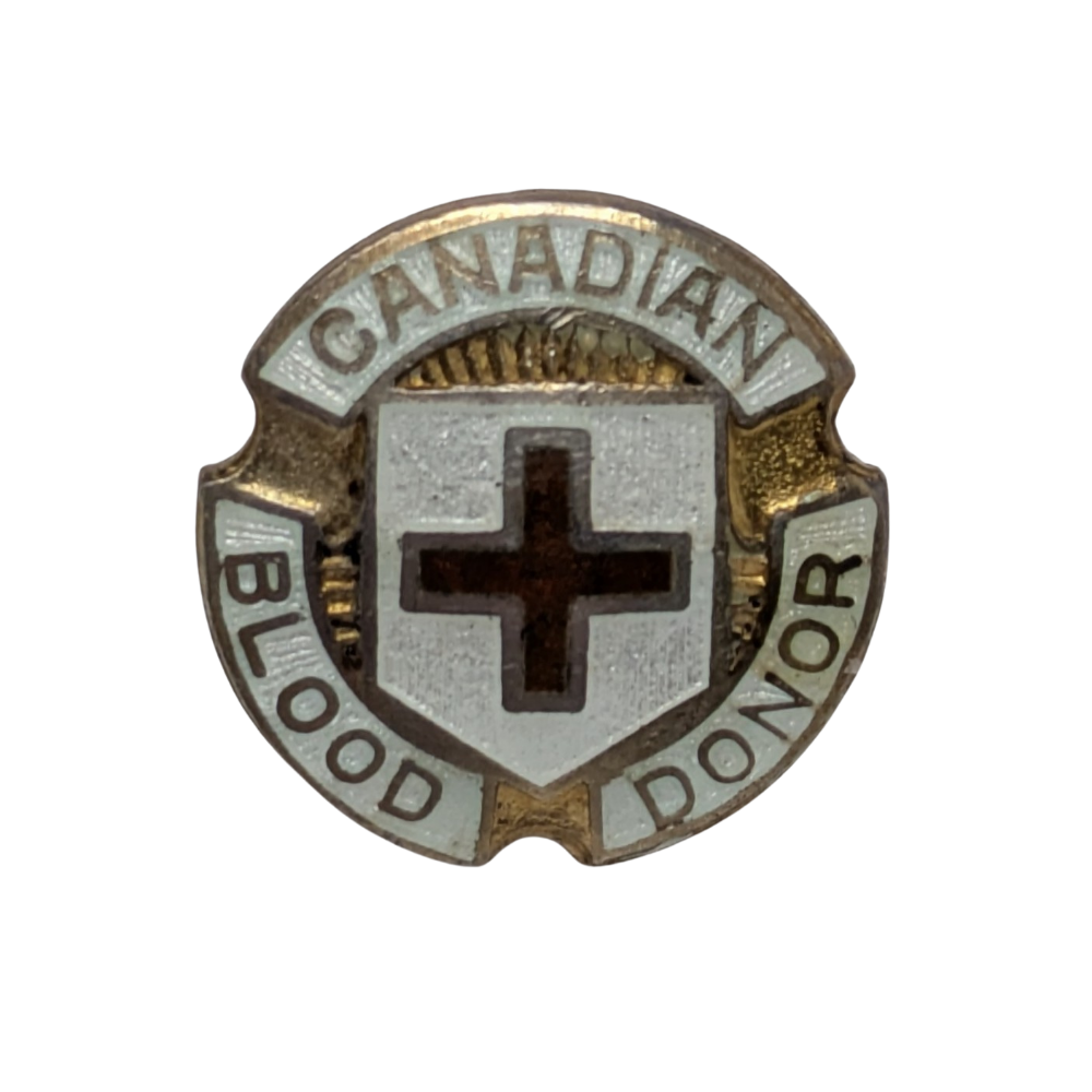 Sterling Canadian Blood Donor Pin - Parry's Vintage