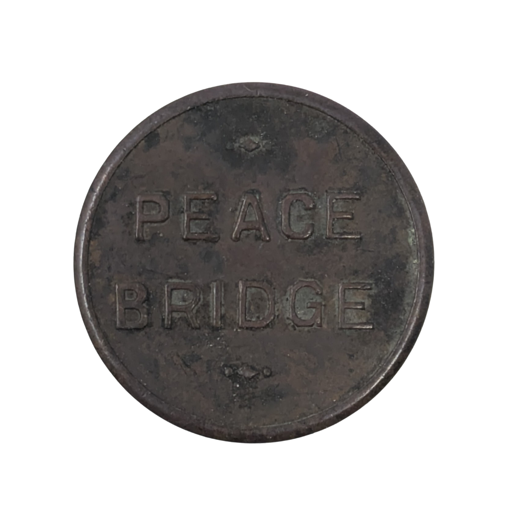 Peace Bridge Pedestrian Fare Token - Parry's Vintage