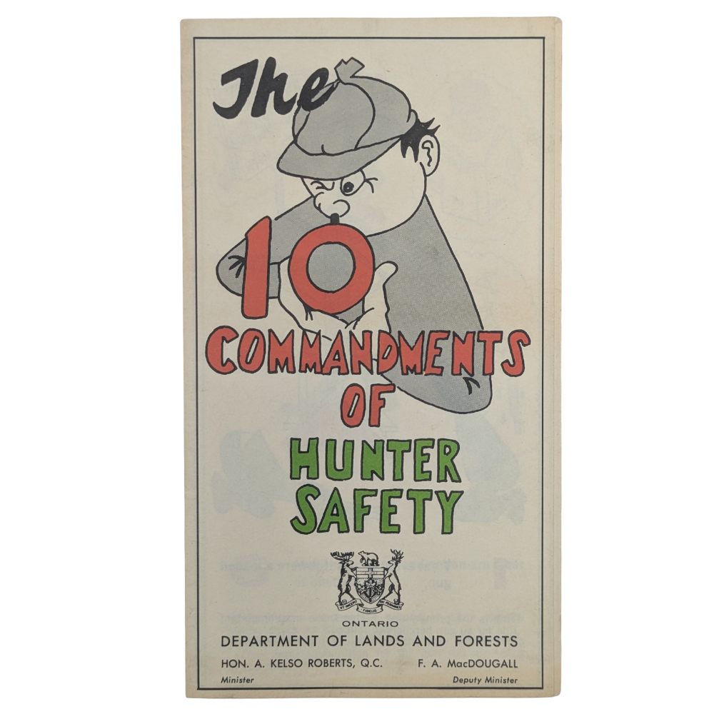 The 10 Commandments of Hunter Safety - Parry's Vintage