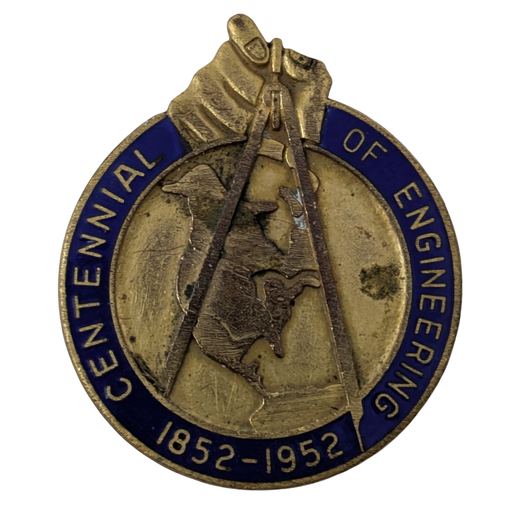 1852-1952 Centennial of Engineering Pin - Parry's Vintage