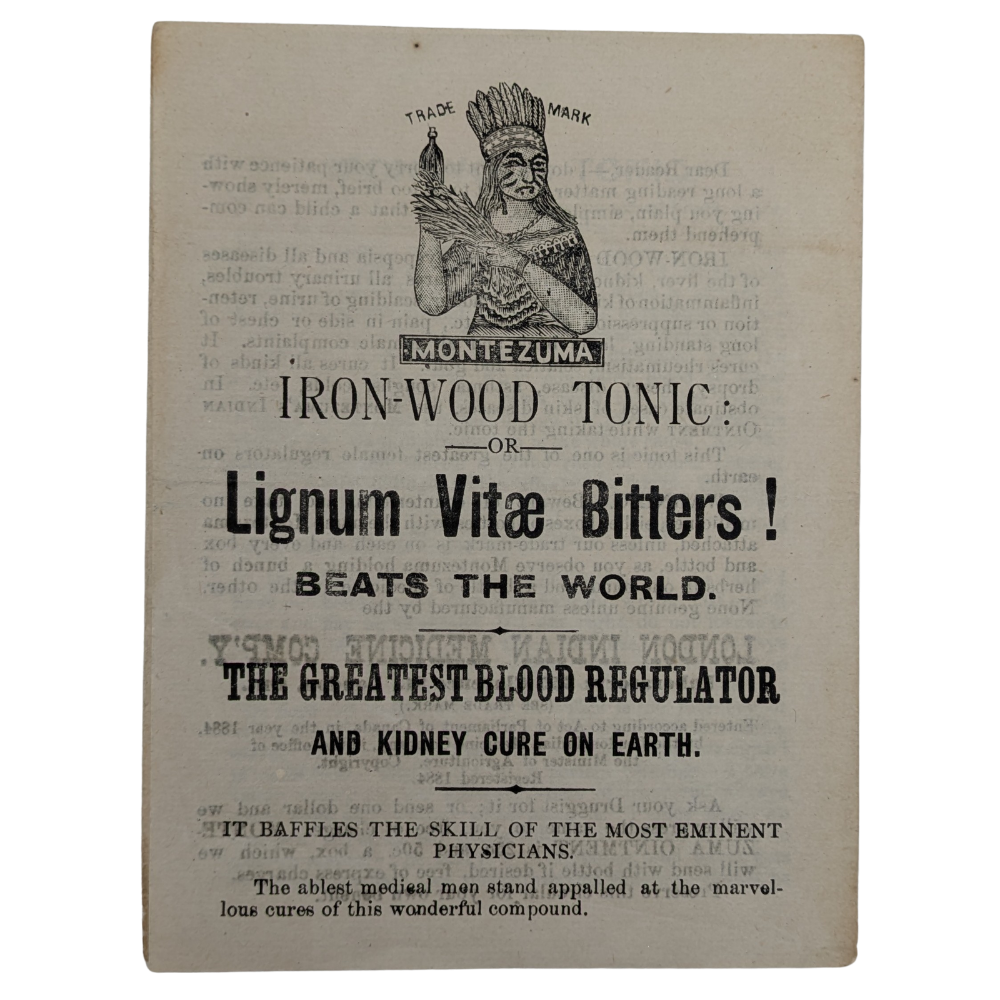 Montezuma Iron-Wood Tonic - Parry's Vintage